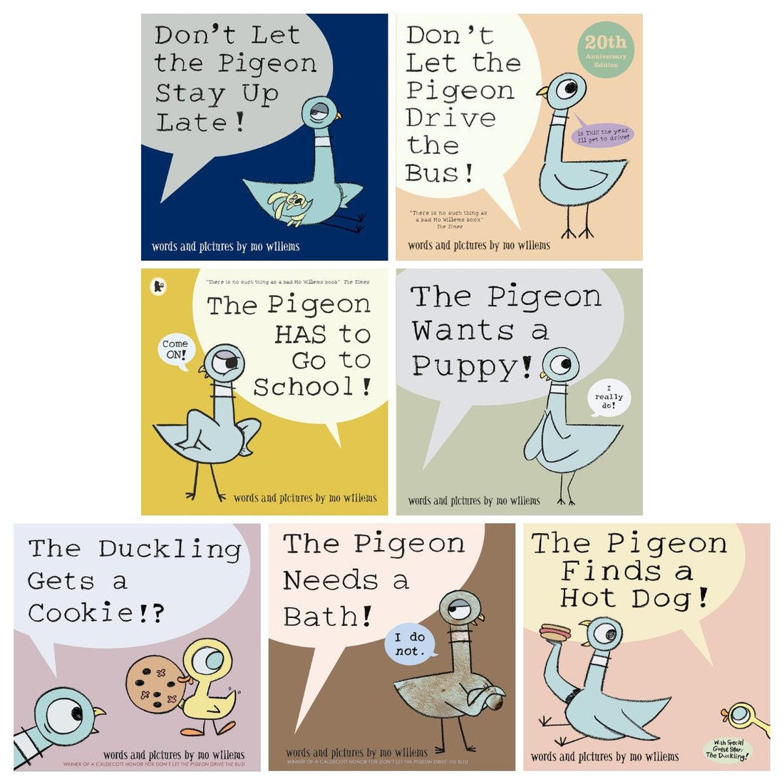 The Mo Willems Pigeon Book Collection - 7 Book Set – Super Cheap Books