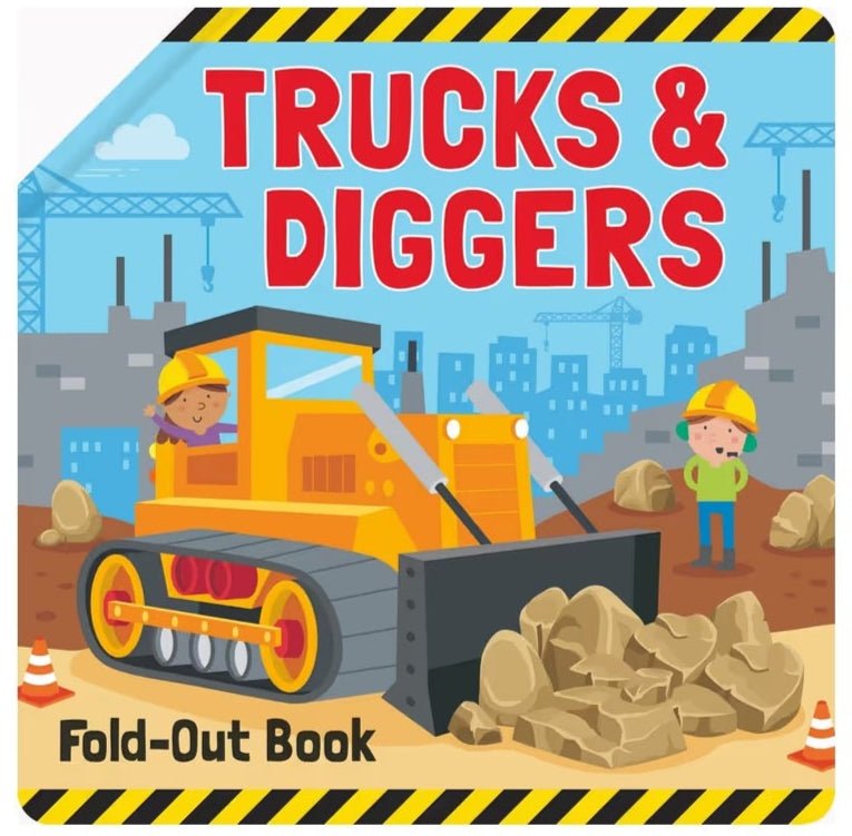 Trucks & Diggers Fold-Out Book